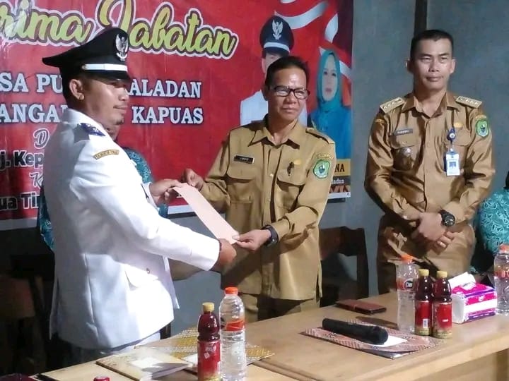 Sugianto Resmi Jabat Kades Pulau Kaladan – Kalteng Ekspres