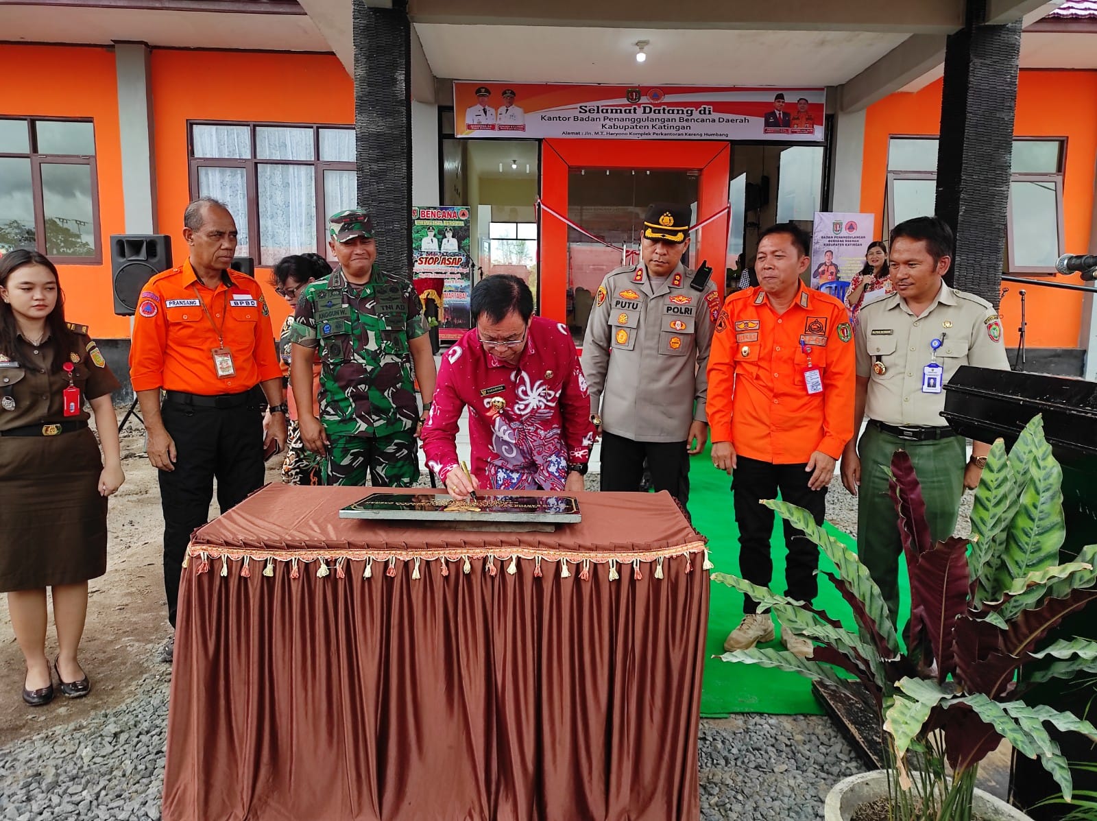 Sakariyas Resmikan Kantor Baru BPBD Katingan – Kalteng Ekspres